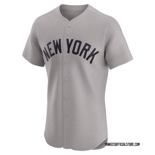 Thurman Munson Men's New York Yankees Gray Elite Road Jersey